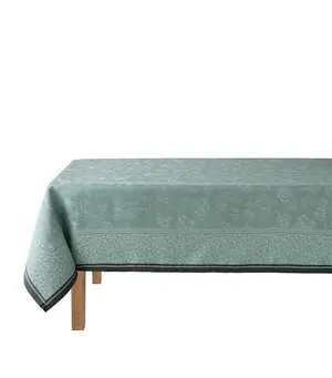 LE JACQUARD FRANÇAIS Linen Romance Tablecloth - Green