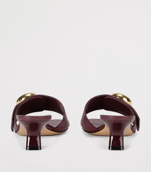 Loewe Leather Pebble Mules