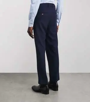 Colombo Worsted Cashmere Pleated Trousers