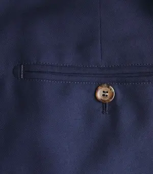 Colombo Worsted Cashmere Pleated Trousers