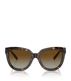 Tiffany & Co. Acetate Cat Eye Sunglasses - Brown