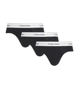 Calvin Klein Cotton Stretch Icon Hip Briefs - Black