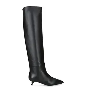 ALEVI MILANO Leather Derby Knee-high Boots
