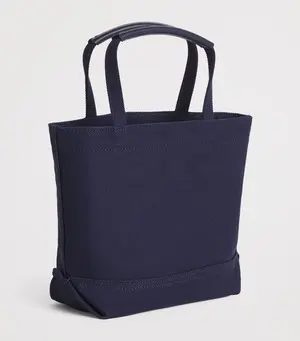 Harrods Embroidered Logo Tote Bag - Navy