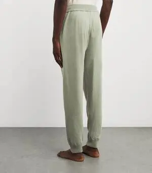 Derek Rose Cashmere Finley Sweatpants - Green