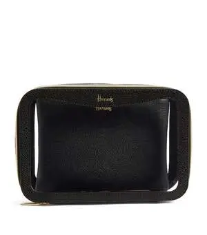 Harrods Transparent Oxford Cosmetic Bag - Black