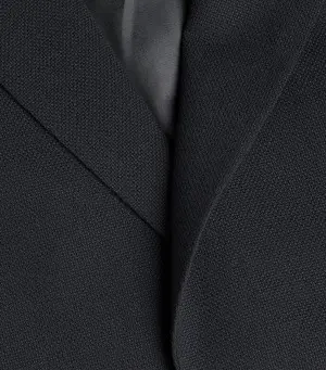 Sandro Wool Suit Jacket - Blue