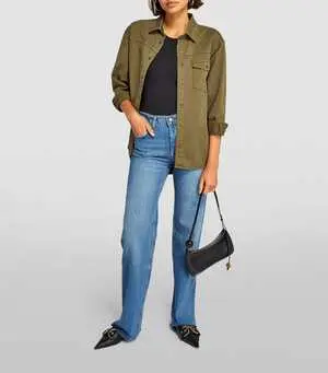 ANINE BING Hugh Wide-leg Jeans - Blue