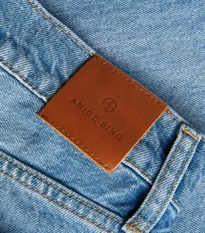 ANINE BING Hugh Wide-leg Jeans - Blue