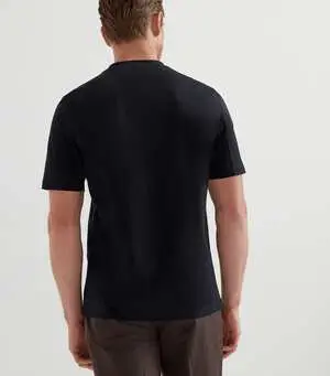 Brunello Cucinelli Cotton Crew-neck T-shirt - Black