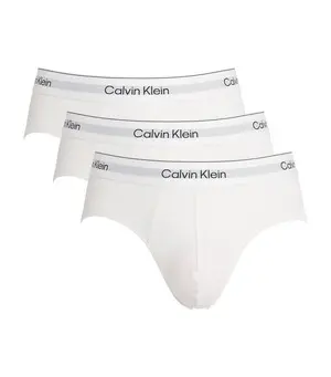 Calvin Klein Cotton Stretch Icon Hip Briefs - White