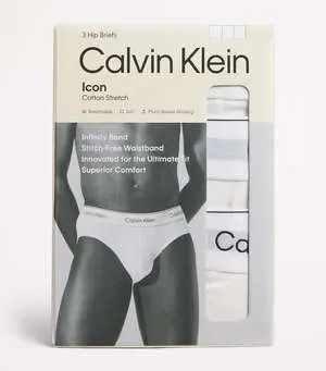 Calvin Klein Cotton Stretch Icon Hip Briefs