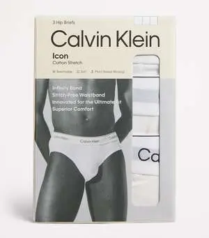 Calvin Klein Cotton Stretch Icon Hip Briefs