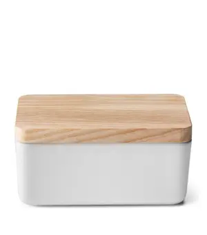 LSA INTERNATIONAL Porcelain Collective Butter Dish - White