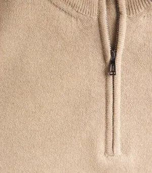 FIORONI CASHMERE Cashmere Half-zip Pullover