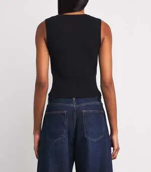 Claudie Pierlot Wool Sleeveless Cardigan