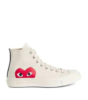 Play Comme Des Garcon Logo Sneakers For Men