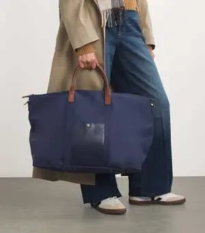 Harrods Nylon Overnight Tote Bag