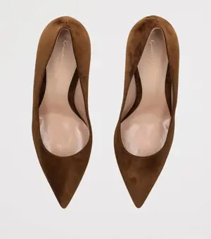 GIANVITO ROSSI Suede 85 Pumps - Brown