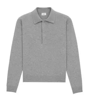 Saint Laurent Wool Polo Sweater