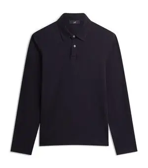 Dunhill Long Sleeve Polos For Men