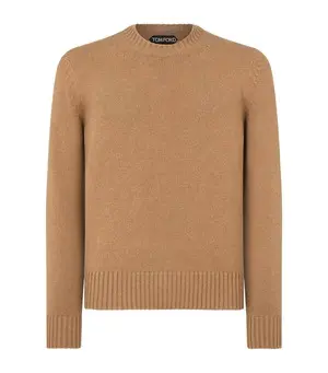 TOM FORD Cashmere Crew-neck Sweater - Brown
