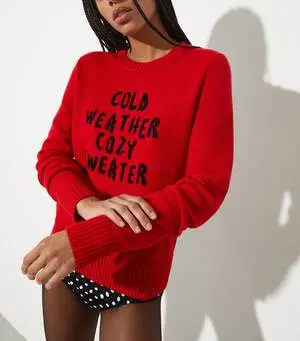 Max & Co. Wool-cashmere Embroidered Sweater