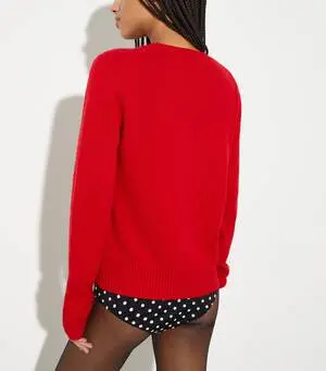 Max & Co. Wool-cashmere Embroidered Sweater