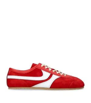 Dries Van Noten Suede Dustin Sneakers - Red