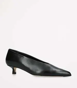 AeydĒ Leather Clara Pumps - Black