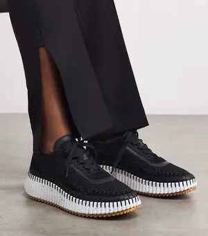Chloé Nama Runner Sneakers - Black