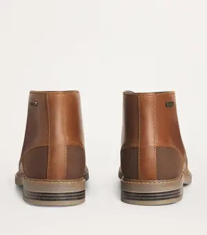 Barbour Leather Readhead Chukka Boots - Beige