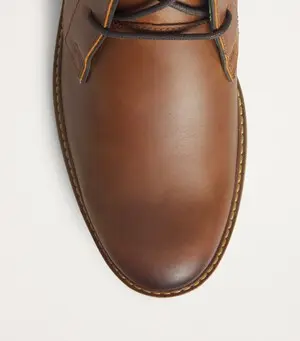 Barbour Leather Readhead Chukka Boots - Beige