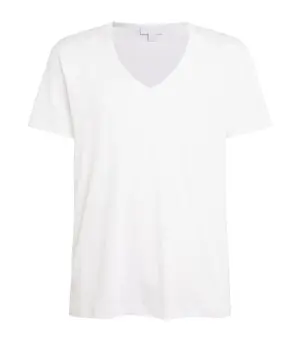 Sunspel V Neck T-shirts For Men
