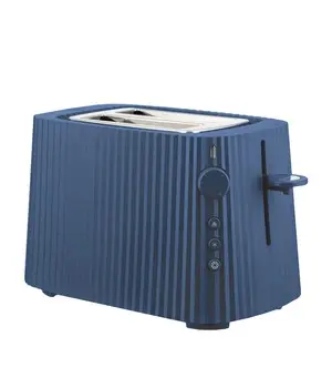 ALESSI Plissé 2-slice Toaster - Blue