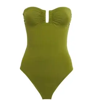 ERES Cassiopée Strapless Swimsuit - Green
