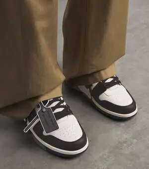 Off-White Leather Out Of Office Sneakers - Brown
