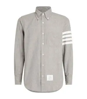 Thom Browne 4-bar Stripe Shirt - Grey