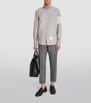 Thom Browne 4-bar Stripe Shirt - Grey