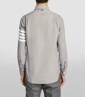 Thom Browne 4-bar Stripe Shirt - Grey