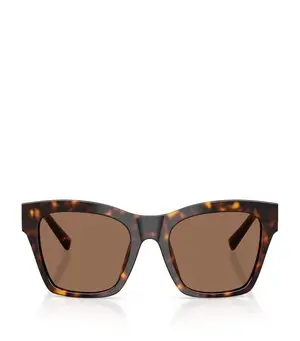 Dolce & Gabbana Tortoiseshell Square Sunglasses - Brown