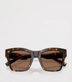 Dolce & Gabbana Tortoiseshell Square Sunglasses - Brown