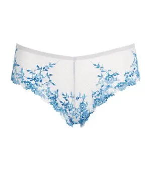 Wacoal Embrace Lace Tanga Briefs - Blue
