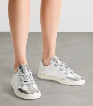 JIMMY CHOO Diamond Light Flex F Sneakers - Silver