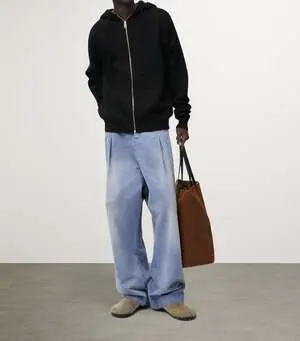 Loewe Wool Anagram Zip-up Hoodie