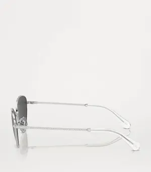 SWAROVSKI Metal Sk7014 Sunglasses - Silver