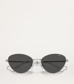 SWAROVSKI Metal Sk7014 Sunglasses - Silver