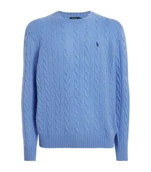 Polo Ralph Lauren Cable-knit Wool-cashmere Sweater