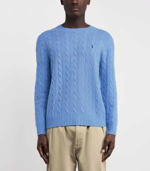 Polo Ralph Lauren Cable-knit Wool-cashmere Sweater