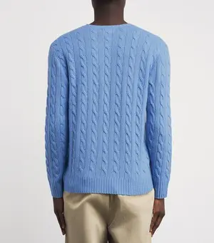 Polo Ralph Lauren Cable-knit Wool-cashmere Sweater